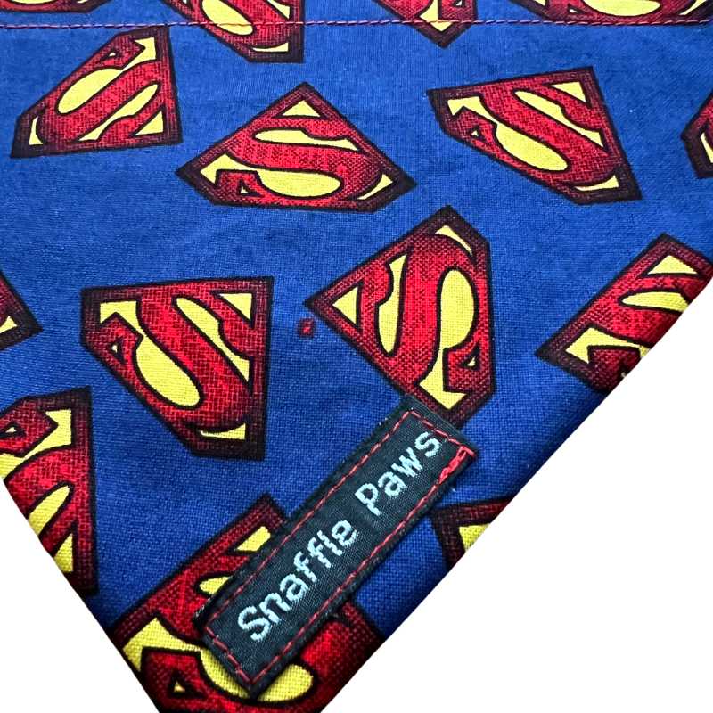 Superman Dog Bandana - | Snaffle Paws